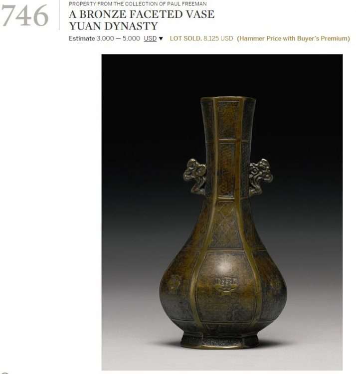 Chinese Bronze Values Song-Yuan-Ming to Qing